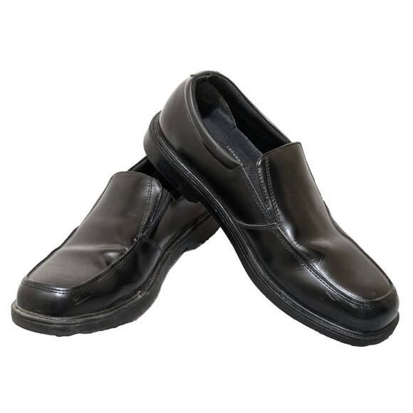Nunn Bush | Shoes | Mens Nunn Bush Loafers Black Leather Upper 2m Slip ...